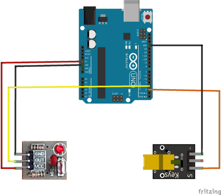 How To Build An Optical Light Barrier With The Arduino The Keyes Laser