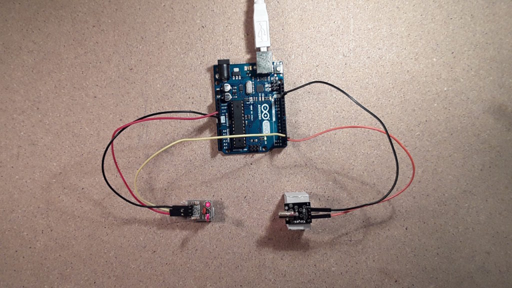 How To Build An Opticallight Barrier With The Arduino The Keyes Laser 1281