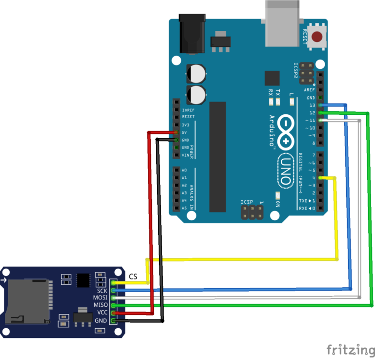How to use the "MicroSD Card Adapter" with the Arduino Uno - Michael ...