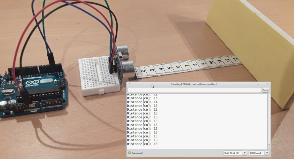 How to use the ultrasonic sensor/actuator "HC-SR04" with the Arduino ...