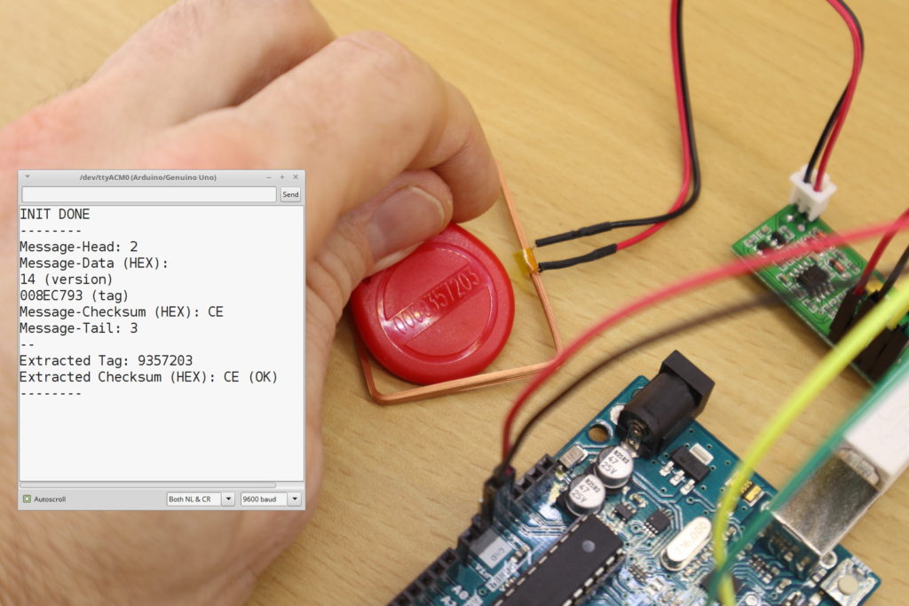 Arduino-Tutorial: How to use the RDM630/RDM6300 RFID reader - Michael Schoeffler