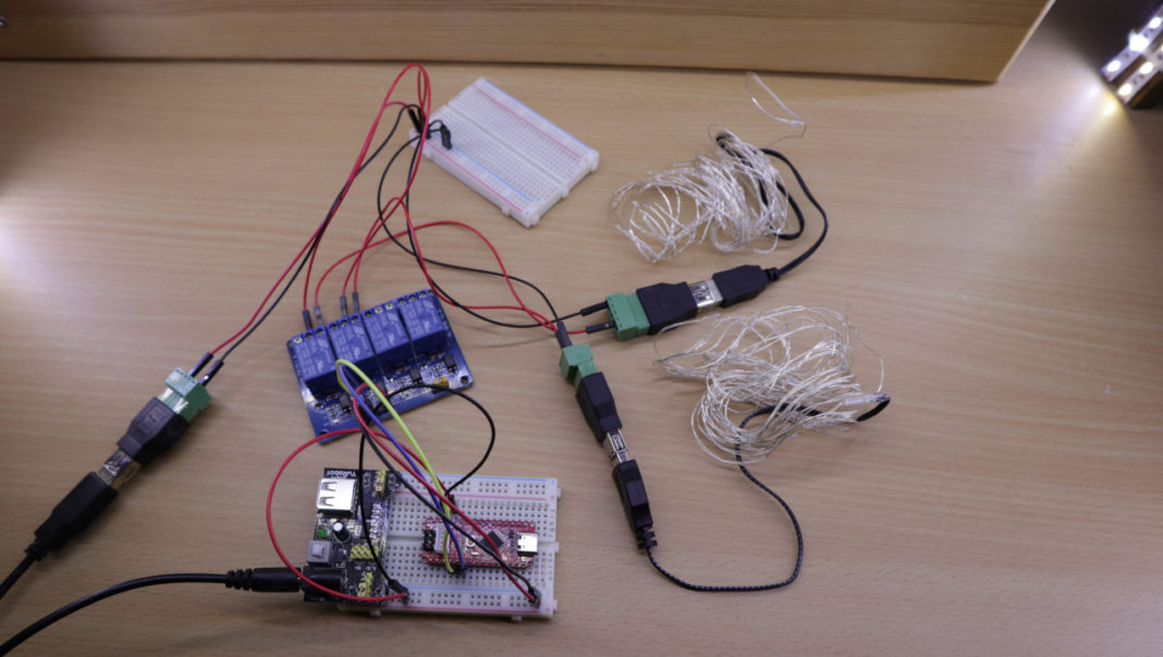 Control Fairy LED Strings with a Relay Module and an Arduino - Michael Schoeffler