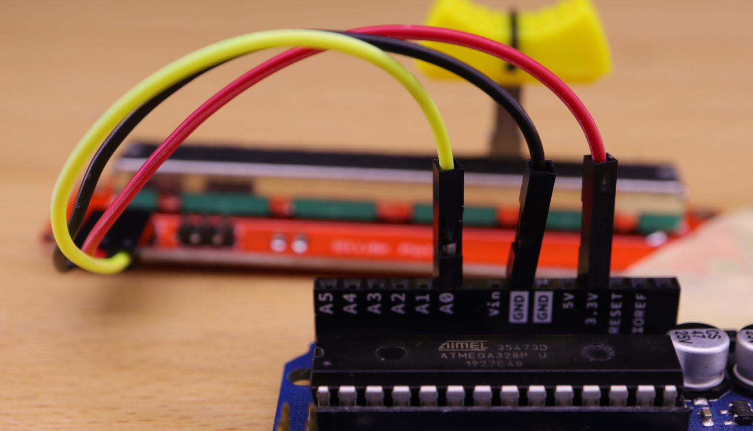Arduino Tutorial: Slide Potentiometer (Slide Pot) controls LED strip ...