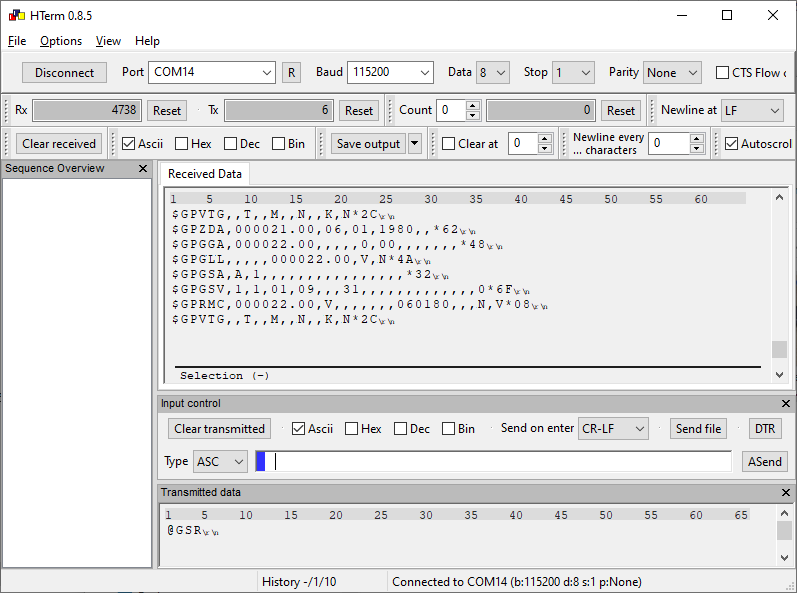 GPS/GNSS Receiver Starter Guide: Reyax RYS8830 / RYS8830 EVB