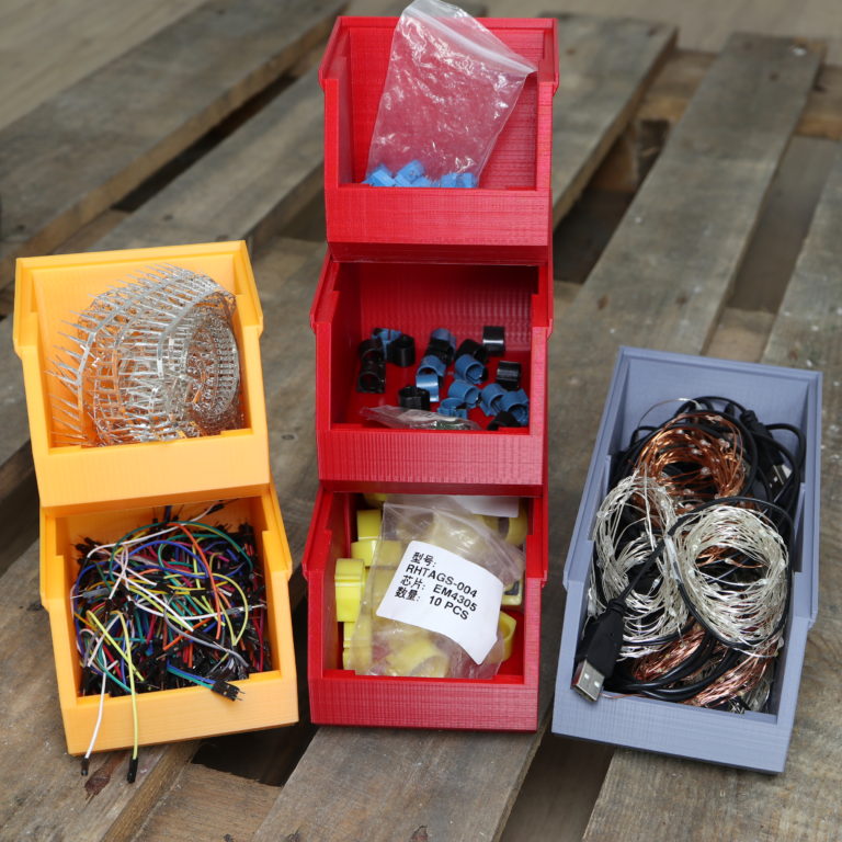 3D Printing | Stackable Part Bin System (STLs)