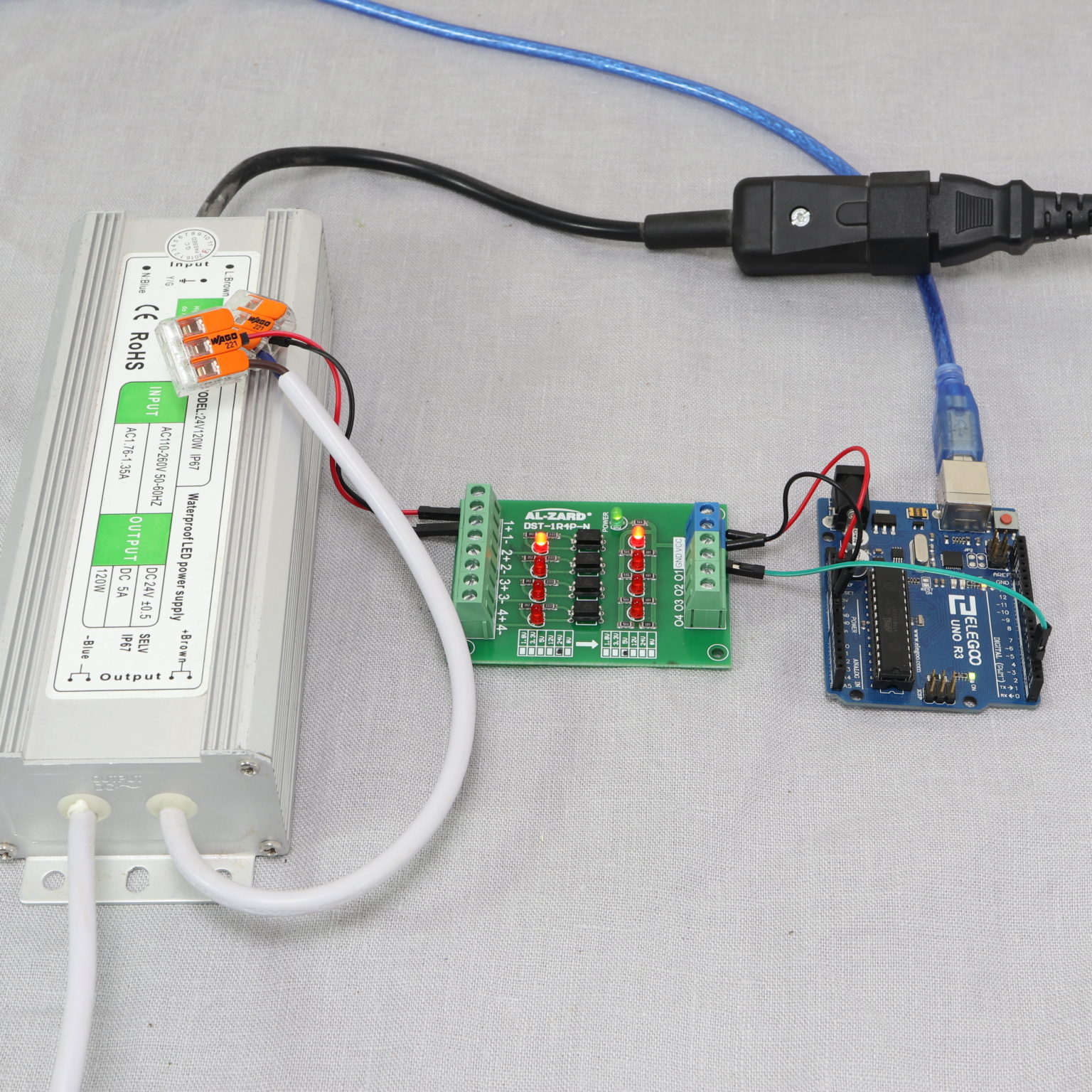 Optocoupler Isolation Board DST-1R4P-N (+ Arduino Tutorial) - Michael ...