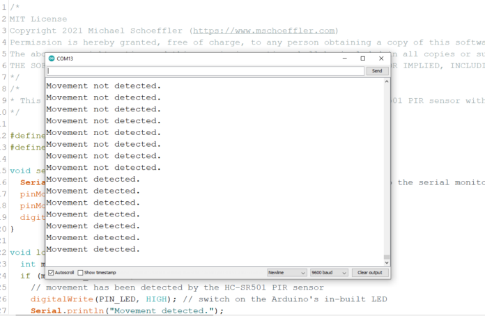 Arduino-Tutorial: HC-SR501 Passive Infrared Sensor (PIR sensor ...