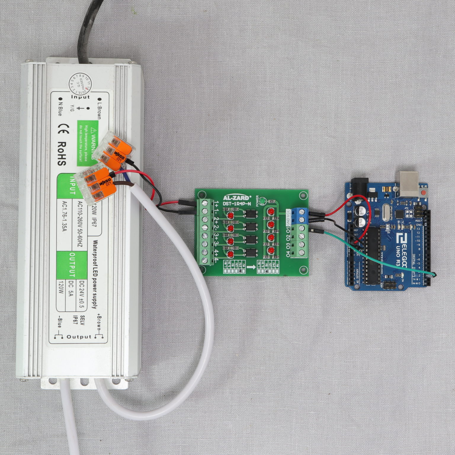 Optocoupler Isolation Board DST-1R4P-N (+ Arduino Tutorial) - Michael ...