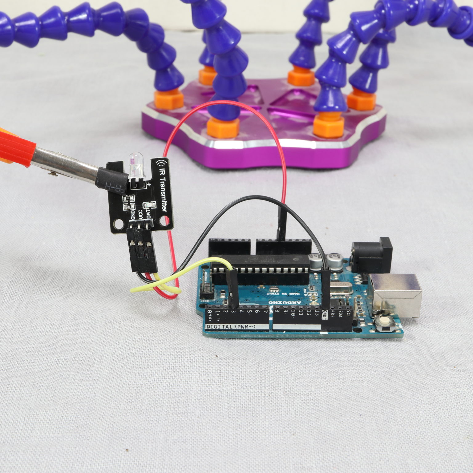Arduino Tutorial: IR Transmitter and IR Receiver (HX-M121, HX-53, KY ...